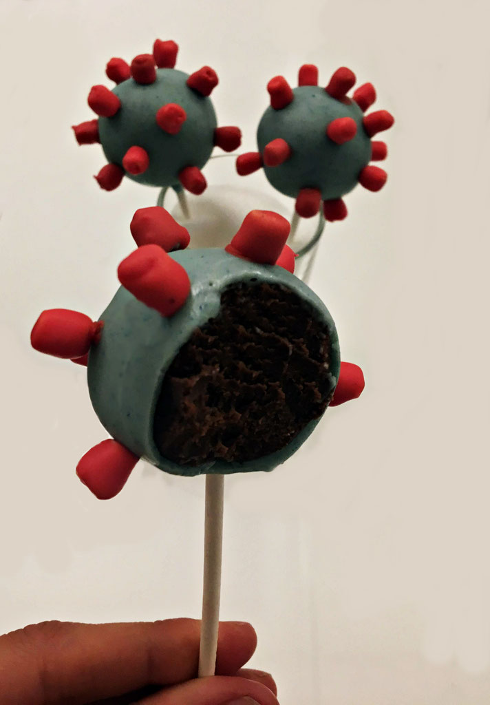 Coronavirus Cake Pops - carpetortams Webseite!