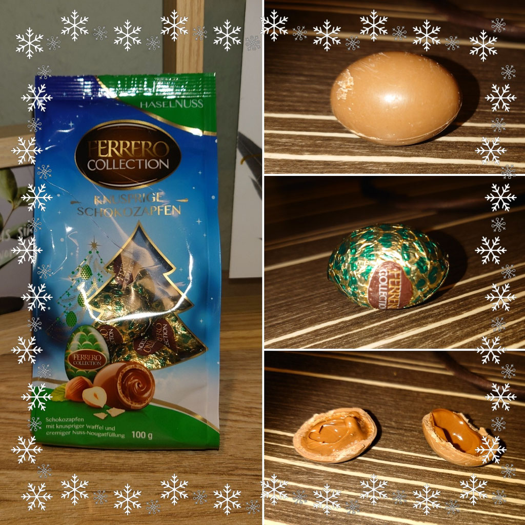 Ferrero Collection knusprige Schokozapfen Haselnuss - zuckerwelt im test