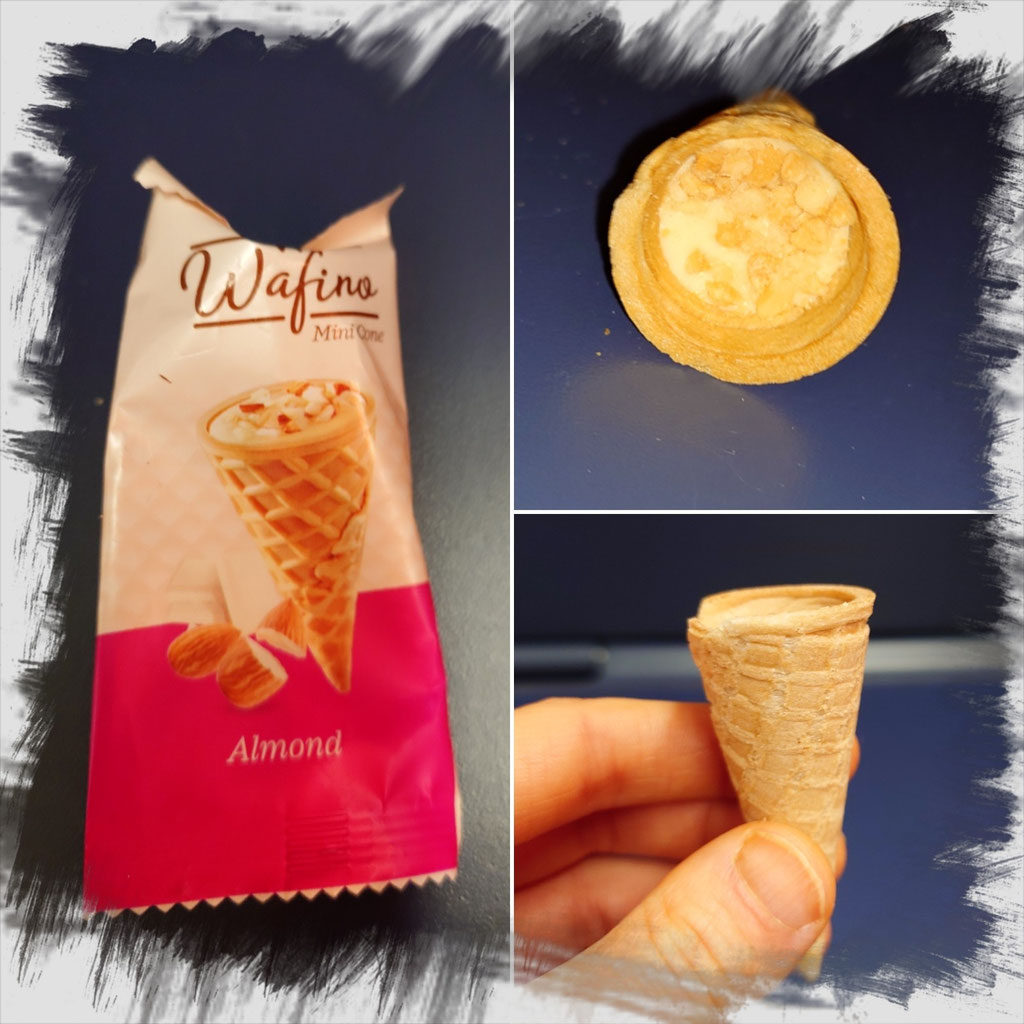 Wafino mini Cone Almond oder Caramel - zuckerwelt im test