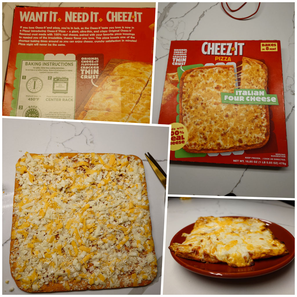 Cheez-It Thin Crust Italian Four Cheese Pizza - zuckerwelt im test