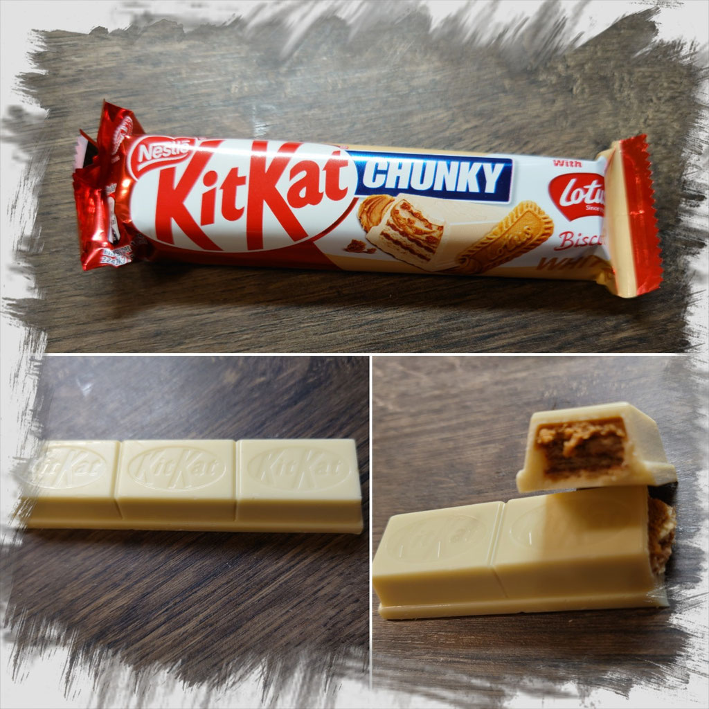 Kitkat Chunky White with Lotus - zuckerwelt im test