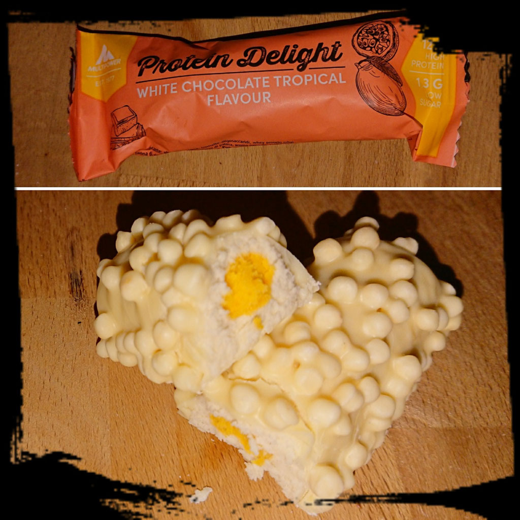 Protein Delight: White chocolate Tropical - zuckerwelt im test