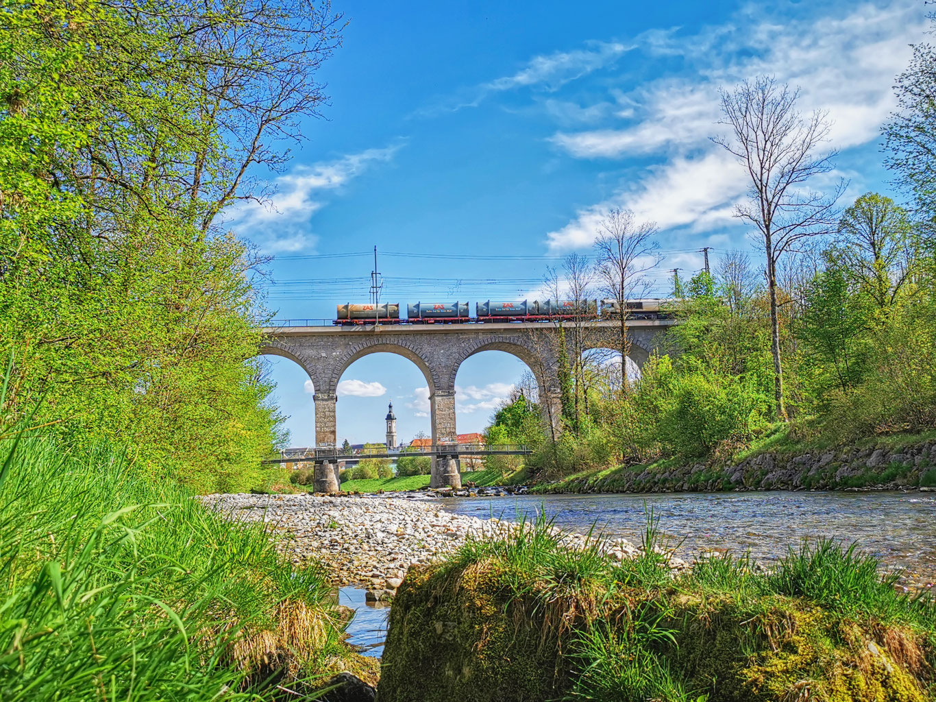 Das Traunsteiner Viadukt - Chiemgauseiten