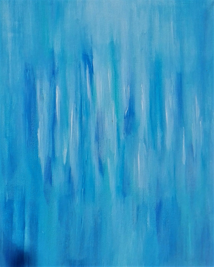 Blue, Acrylpainting - artrita