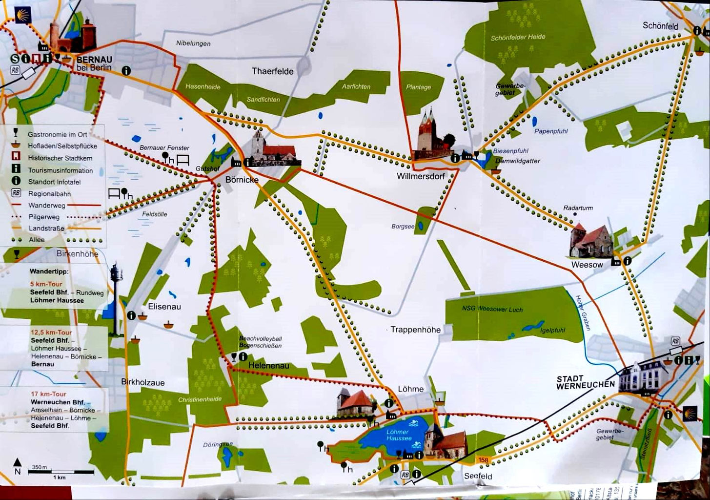 Naherholung: Rad & Wanderwege, Seen - Hof zur Linde vor den Toren ...