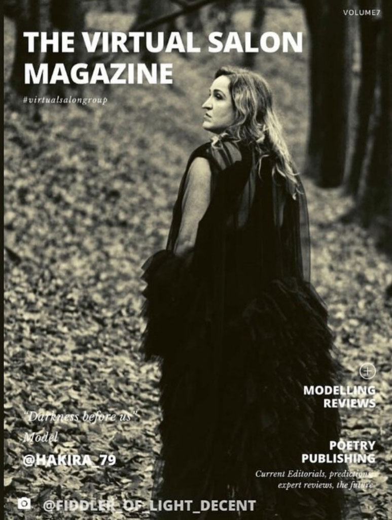 Cover auf dem Virtual Salon Magazine - fiddler-of-lights Webseite!