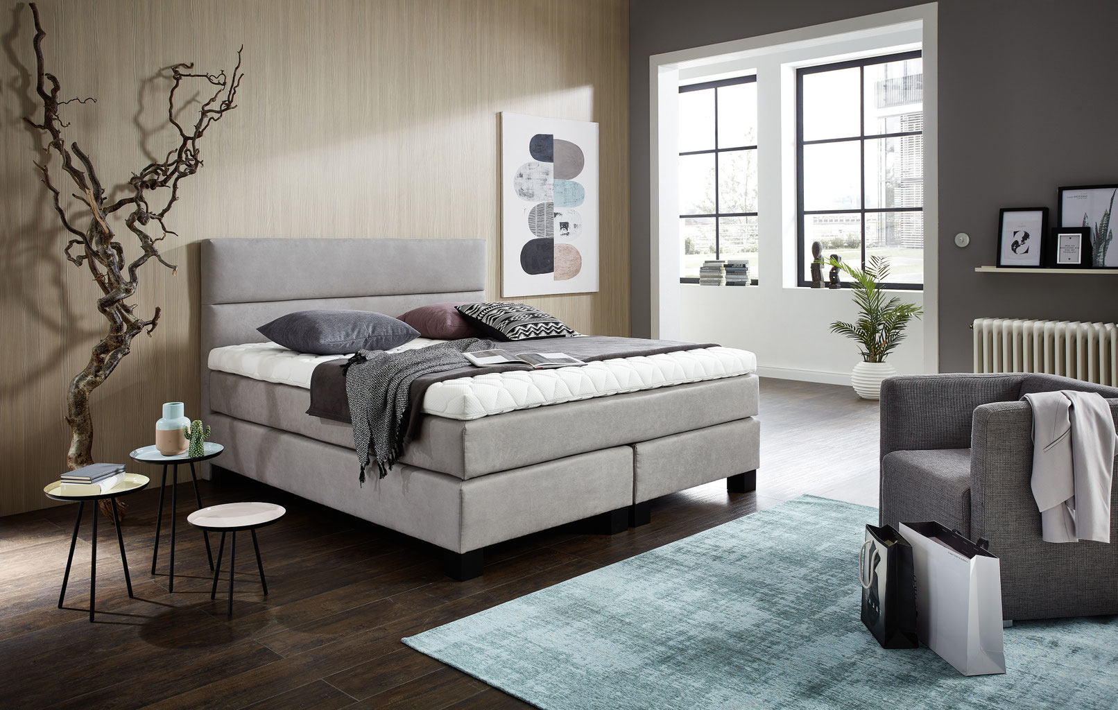 Der Aufbau unserer Boxspringbetten - so geht´s - Boxspringbetten