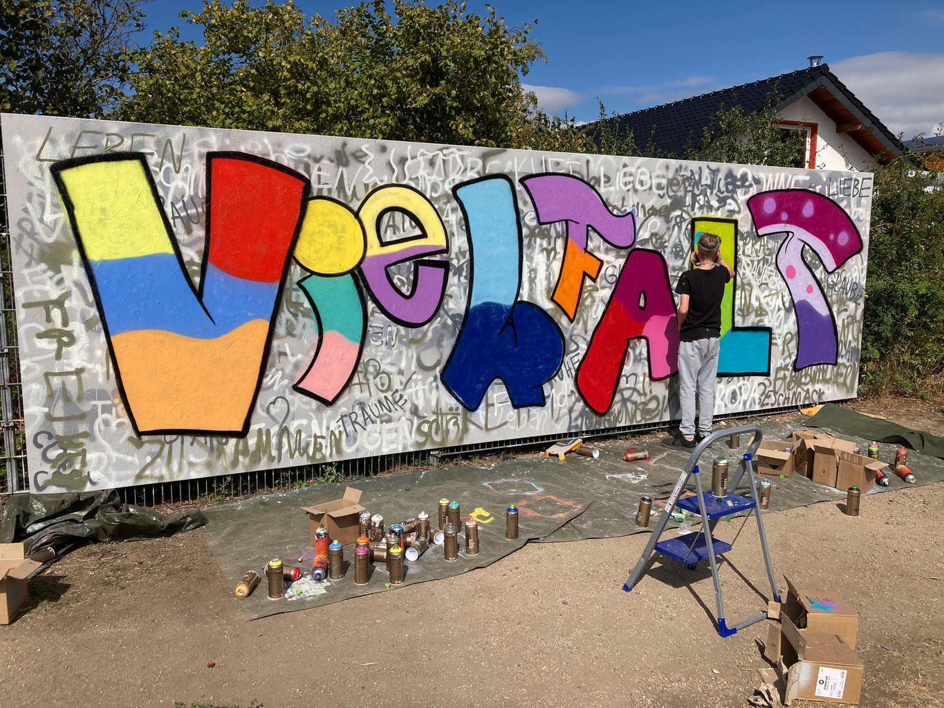 2. Graffiti Workshop - Samstag 03.09.2022 - jugendhausvillips Webseite!
