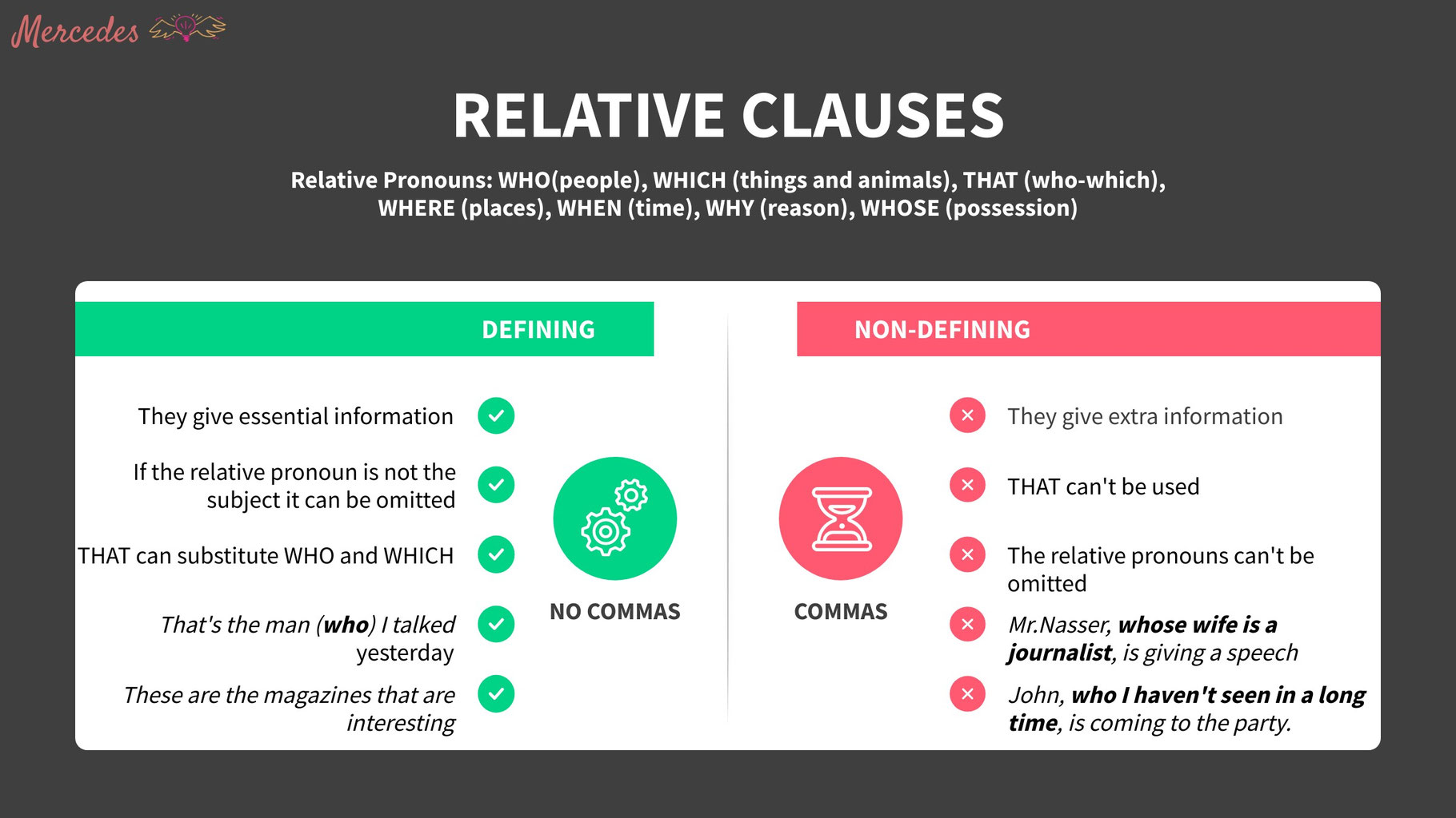 Relative Clauses - Página web de merteacher