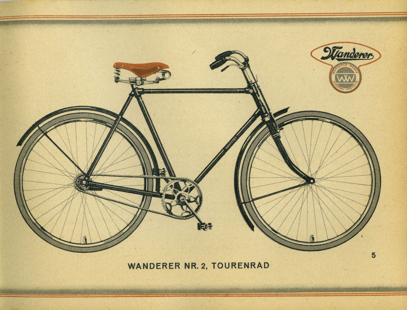 Wanderer Modell Nr. 2 von 1929 - authentic vintage bicycles