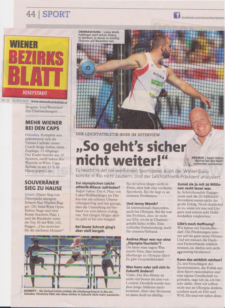 Es reicht! Ralph Vallon als ÖLV-Präsident untragbar. - team2012.at ...