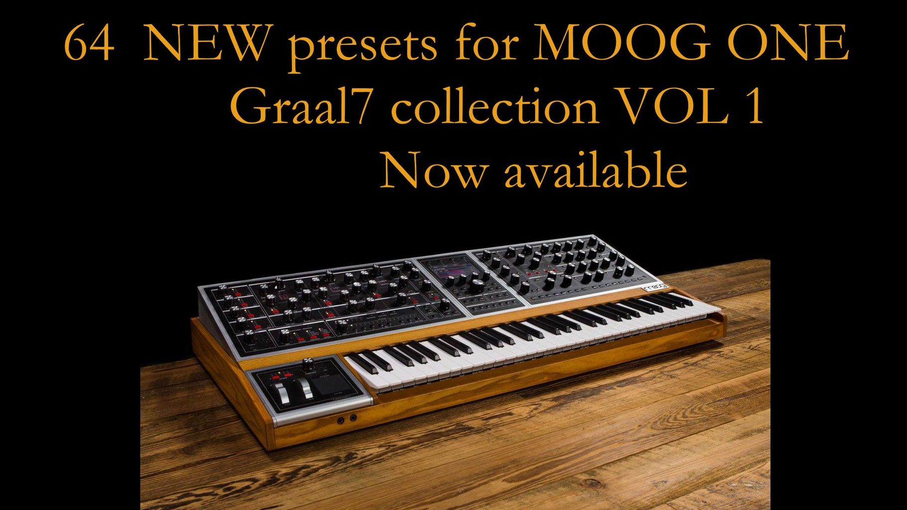 MOOG ONE - graal7-music for frails créatures