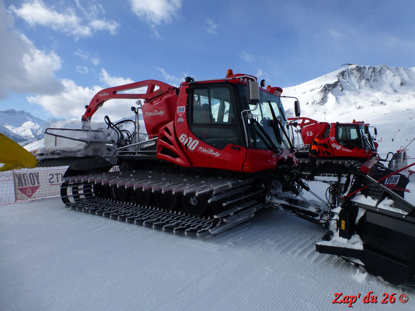 Fonctionnement d'une dameuse - Site de Zap' du 26, la passion des Dameuses