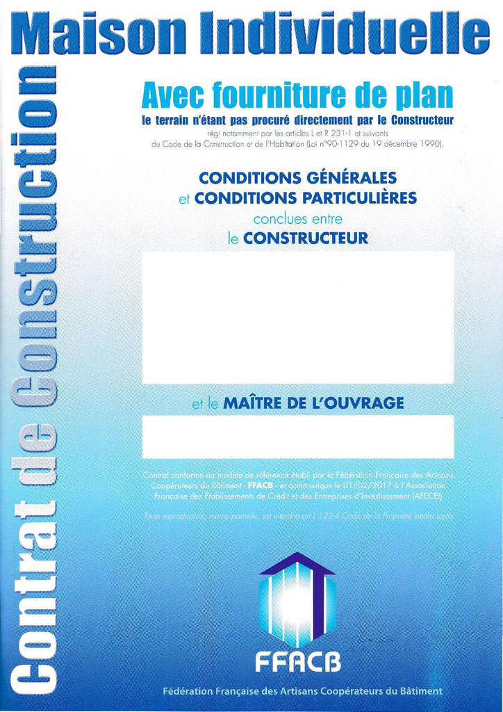 Modele Contrat De Construction D Une Maison Individuelle | Ventana Blog