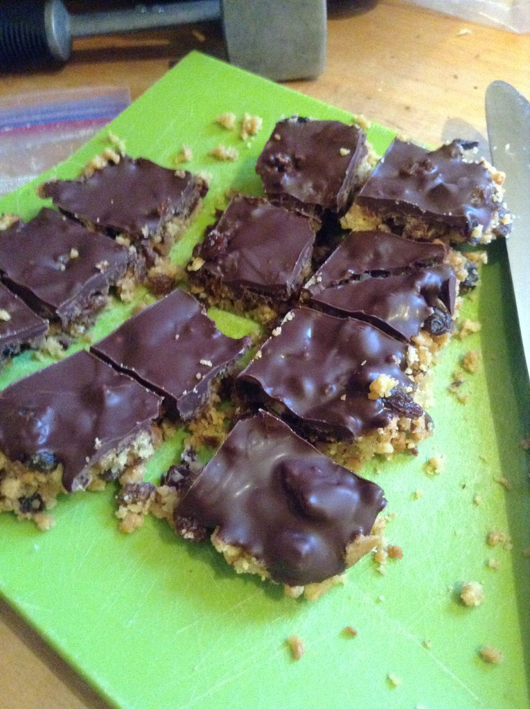 Chocolate and Ginger Tiffin - rozziesrecipes