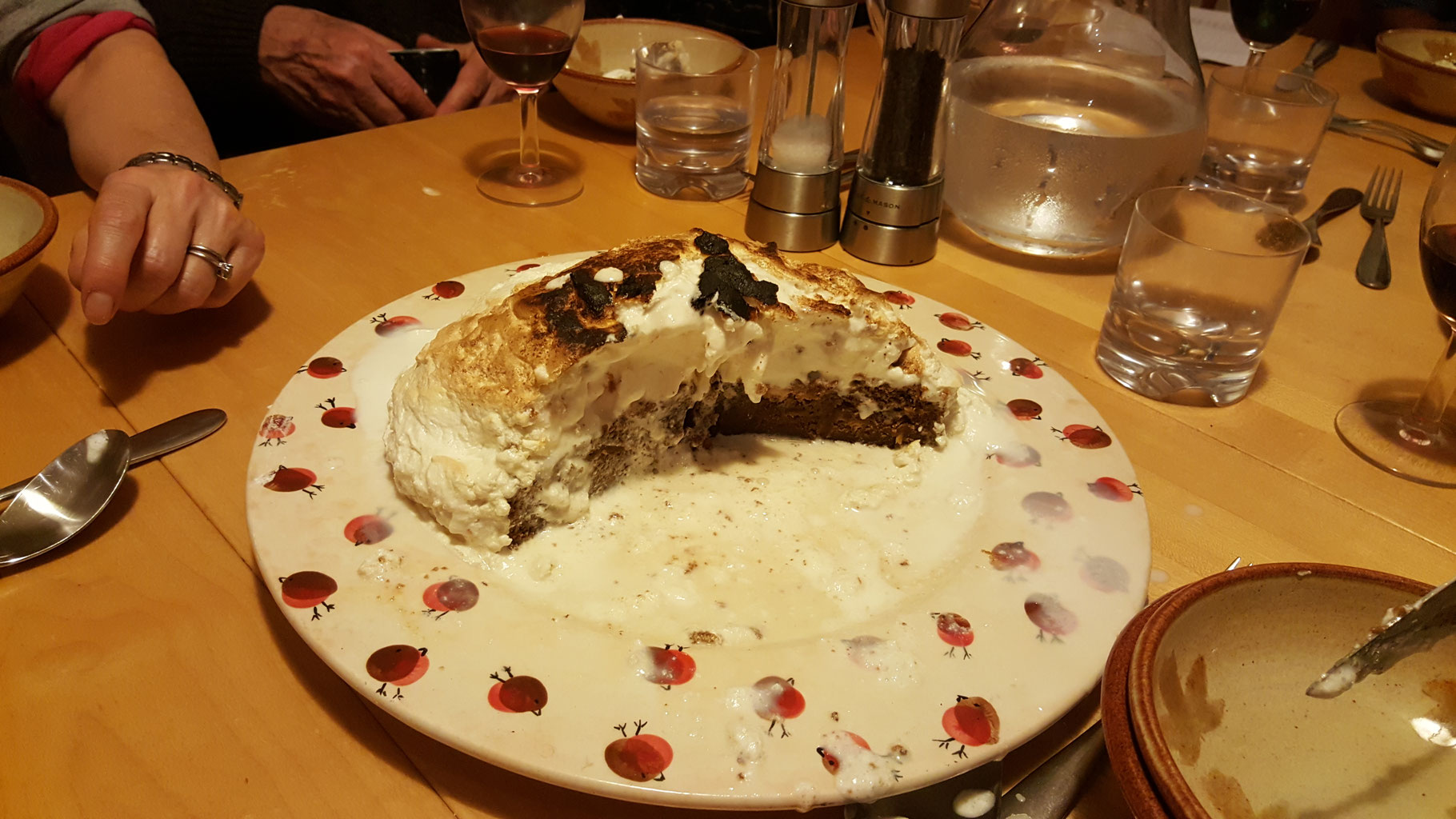 Ginger Baked Alaska - rozziesrecipes