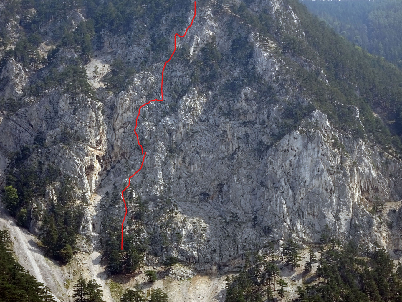 Joe Stickler Gedächtnisweg - bergauf - bergsteigen und klettern