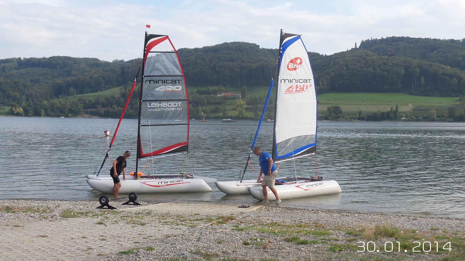 MiniCat Bodensee Deutschland - minicat, Swiss-sailing, Minicatamaran ...