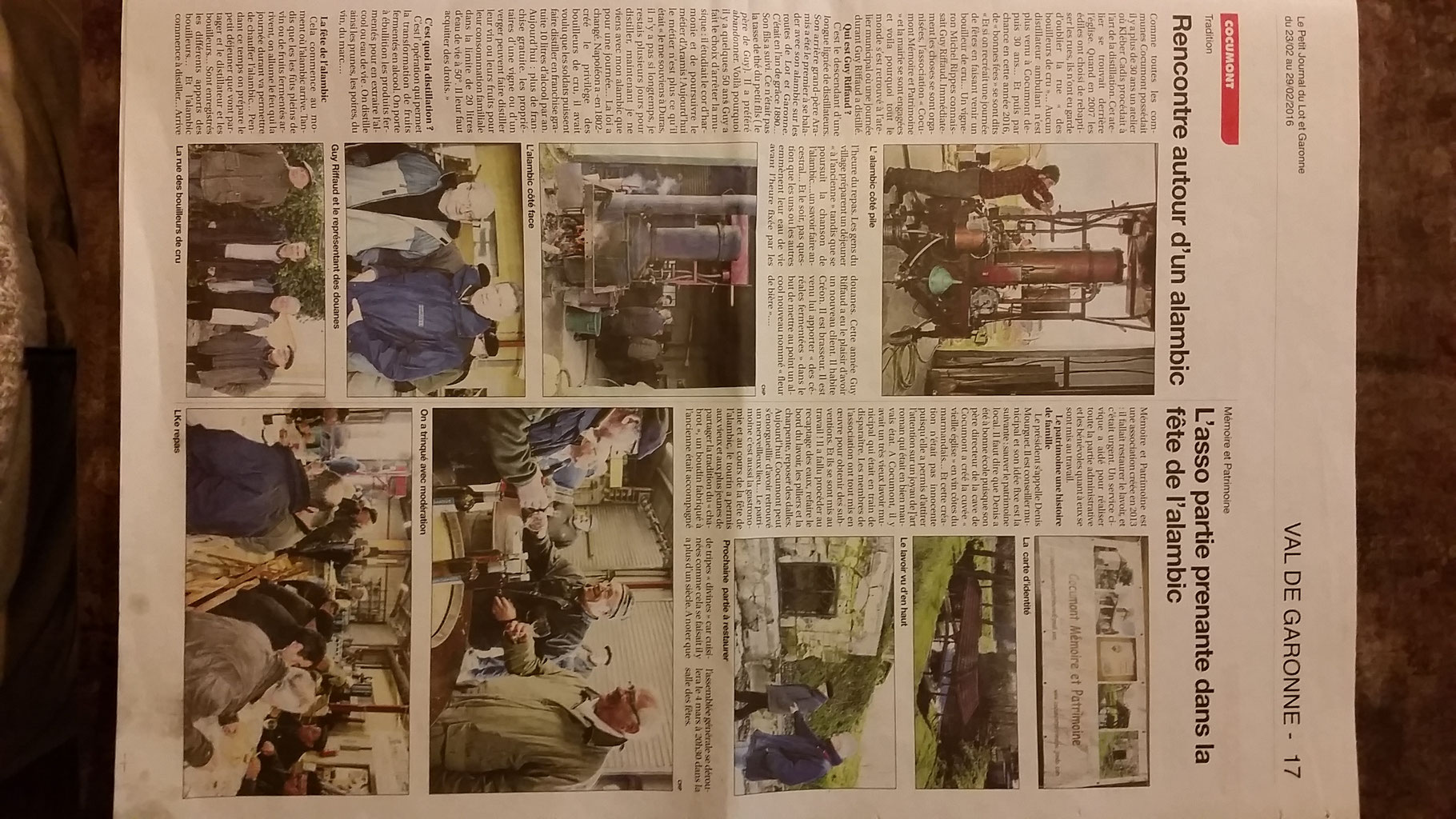 le petit journal du lot et garonne - Cocumont Mémoire et Patrimoine