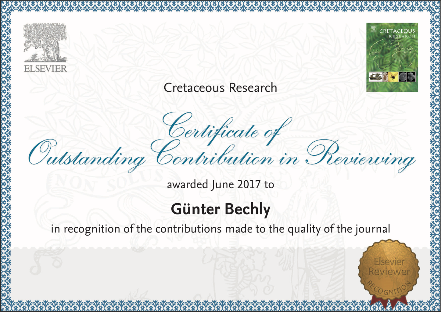 Scientific Work - Dr. Günter Bechly's Website