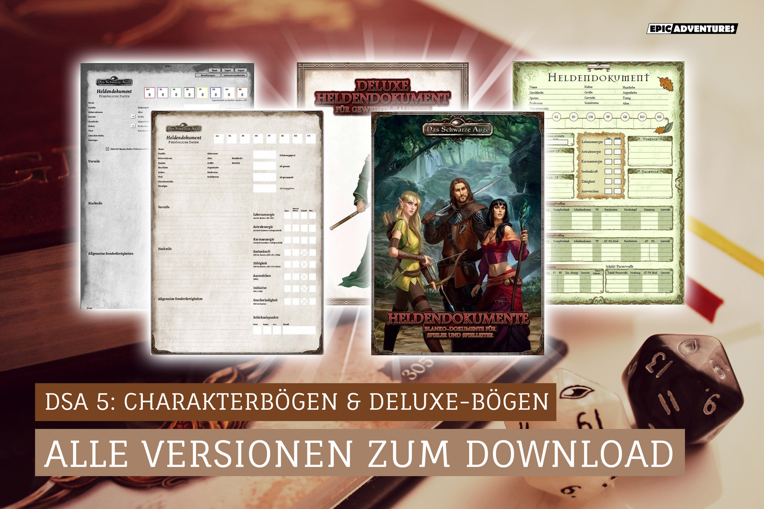 DSA 5: Charakterbogen Download - Update: neue Heldendokumente kostenlos ...