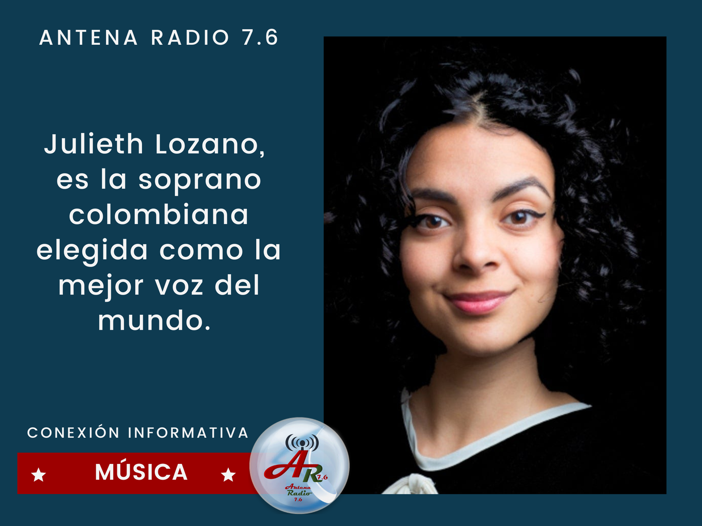 Julieth Lozano la soprano bogotana fue galardonada con el Premio del ...