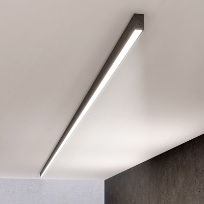 Plafoniera led Lineare appoggio/sospensione - Living illuminazione ...