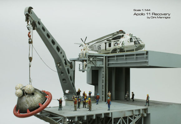 Apollo 11 Recovery Scale 1:144 by Dirk Mennigke - Modellschmiede ...