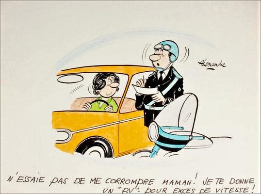 Humour et voiture par Alexandre - Site de autocartcollection