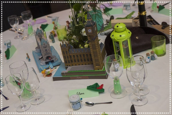 Table au Pays imaginaire avec Peter Pan - Site de alineetcyril