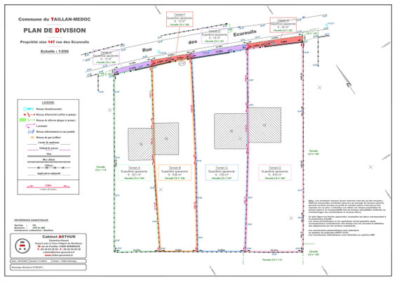 Plans de division - Géomètre-Expert