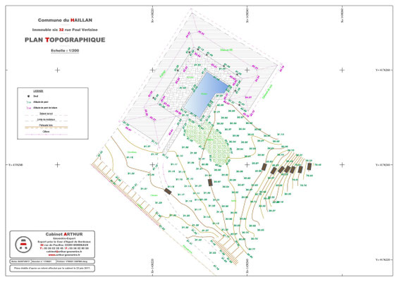 Plans topographiques - Géomètre-Expert
