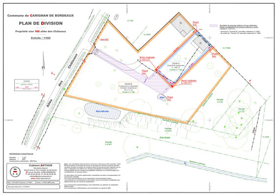 Plans de division - Géomètre-Expert