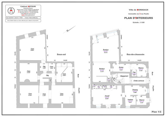 Plans d'intérieurs - Géomètre-Expert