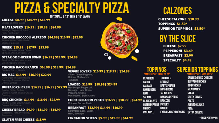 Deli Menus - Website of limericksupermarket!