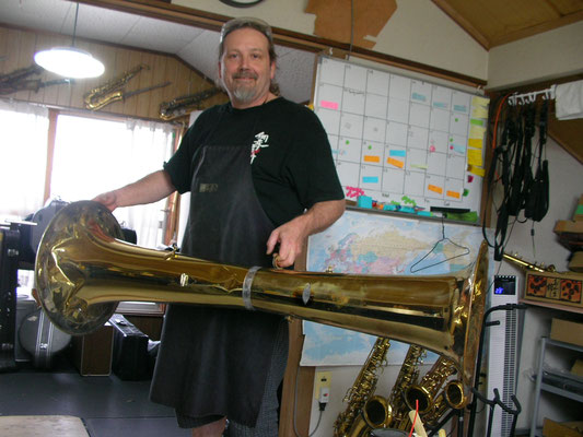 Miraphone-Amati チューバ ベル移植修理 - 管楽器修理工房 Miraphone-Amati チューバ ベル移植修理 - 管楽器修理工房
