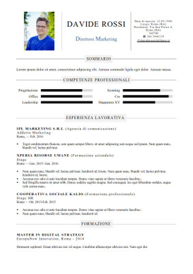 Il curriculum moderno (per competenze) - Capitale Umano