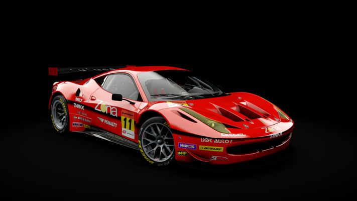 Ferrari 458 GT2 Skins - GiT Racing Team