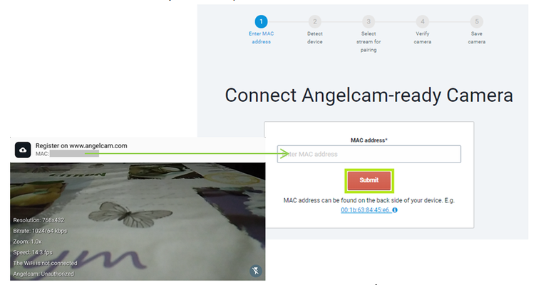How to setup Angelcam Ready (updated) - CamON Live Streaming