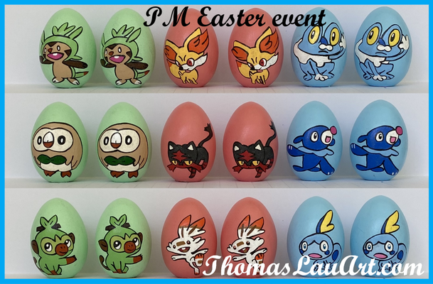 Pokemon Easter Egg Designs