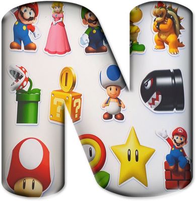 alphabets - lettre [Super Mario] - Site de alphabets-ea02