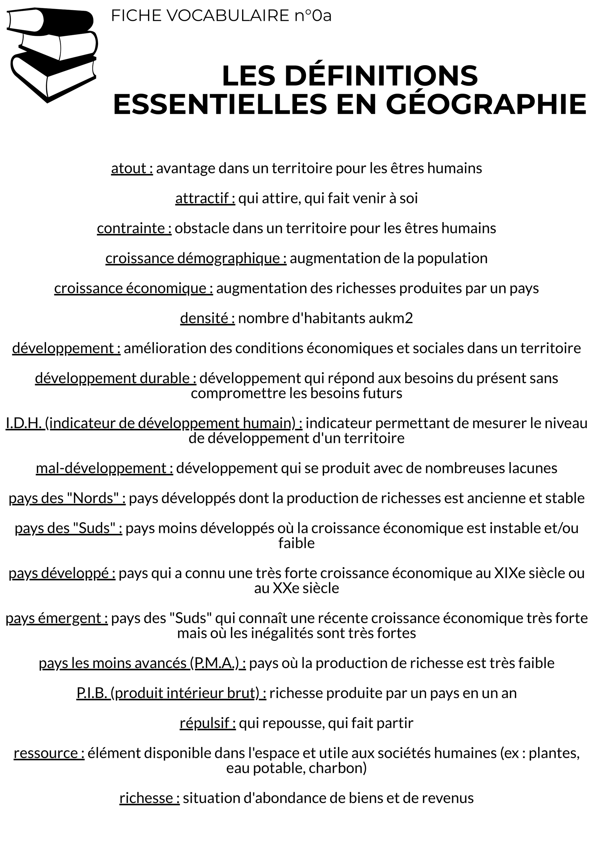 Transmettre le vocabulaire en géographie : identifier et expliciter les ...
