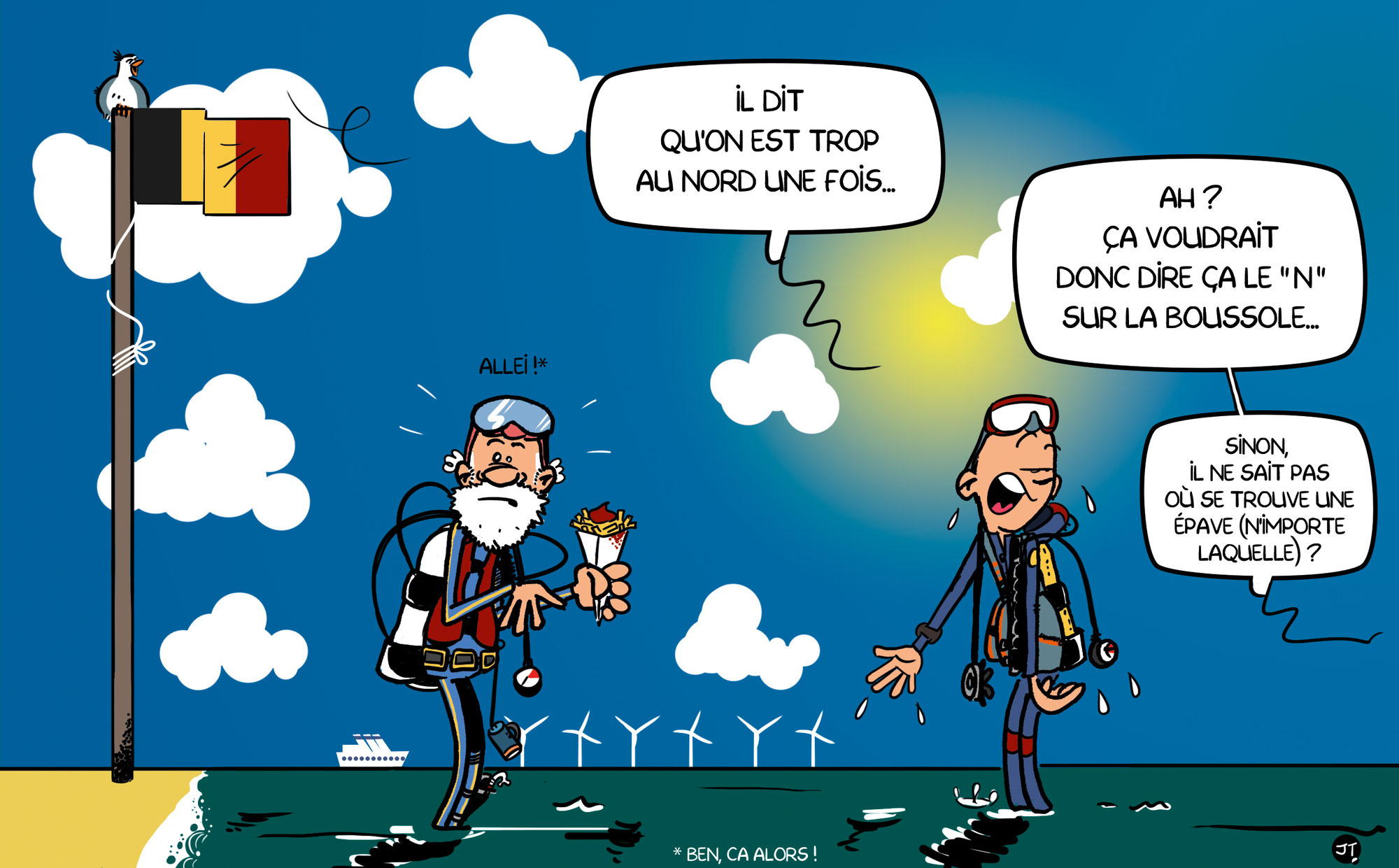 BD Plongée - Les planches à JT