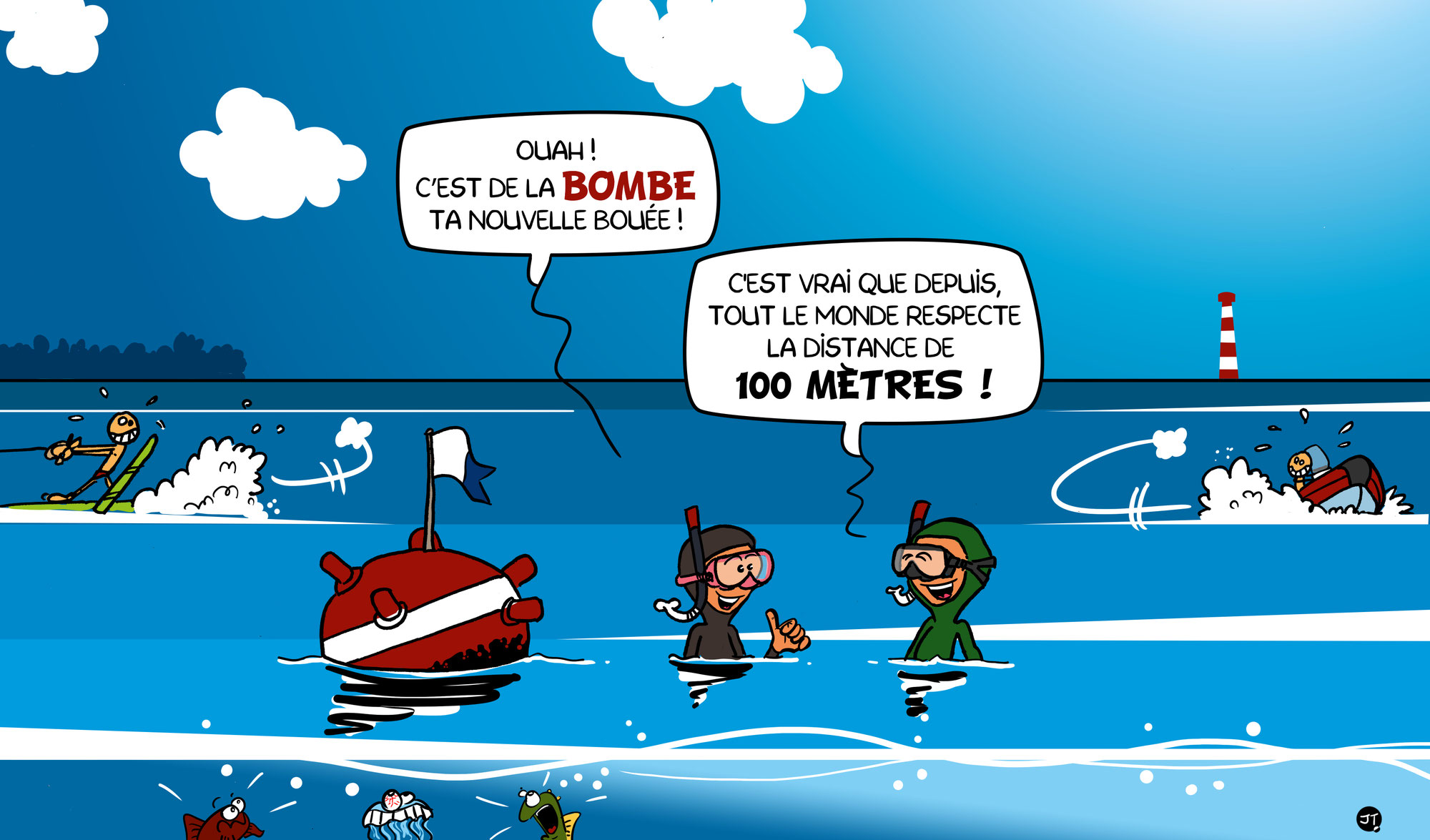 BD Plongée - Les planches à JT