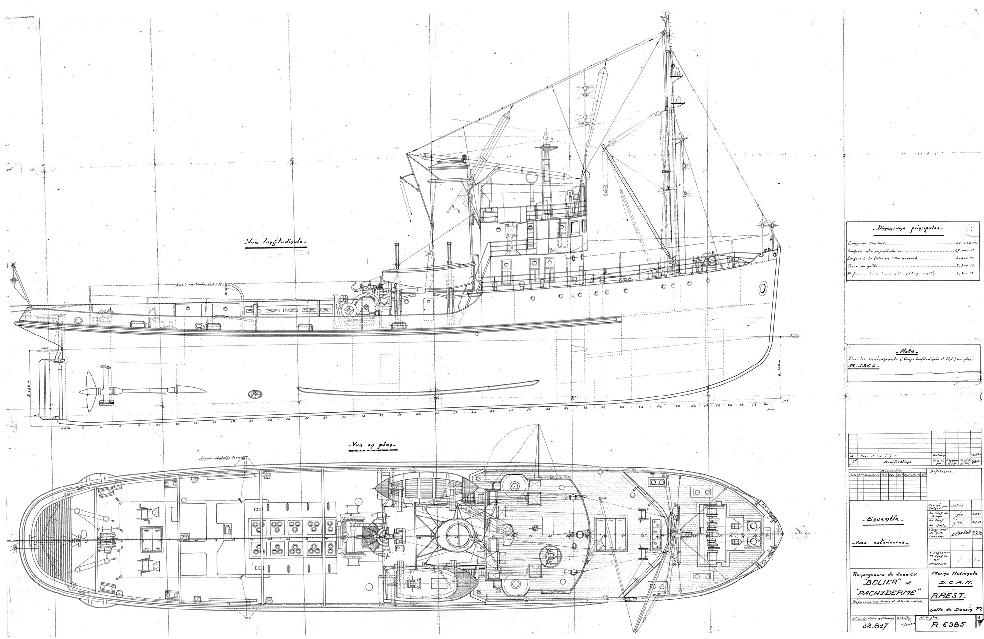 plan disponible - modelisme naval