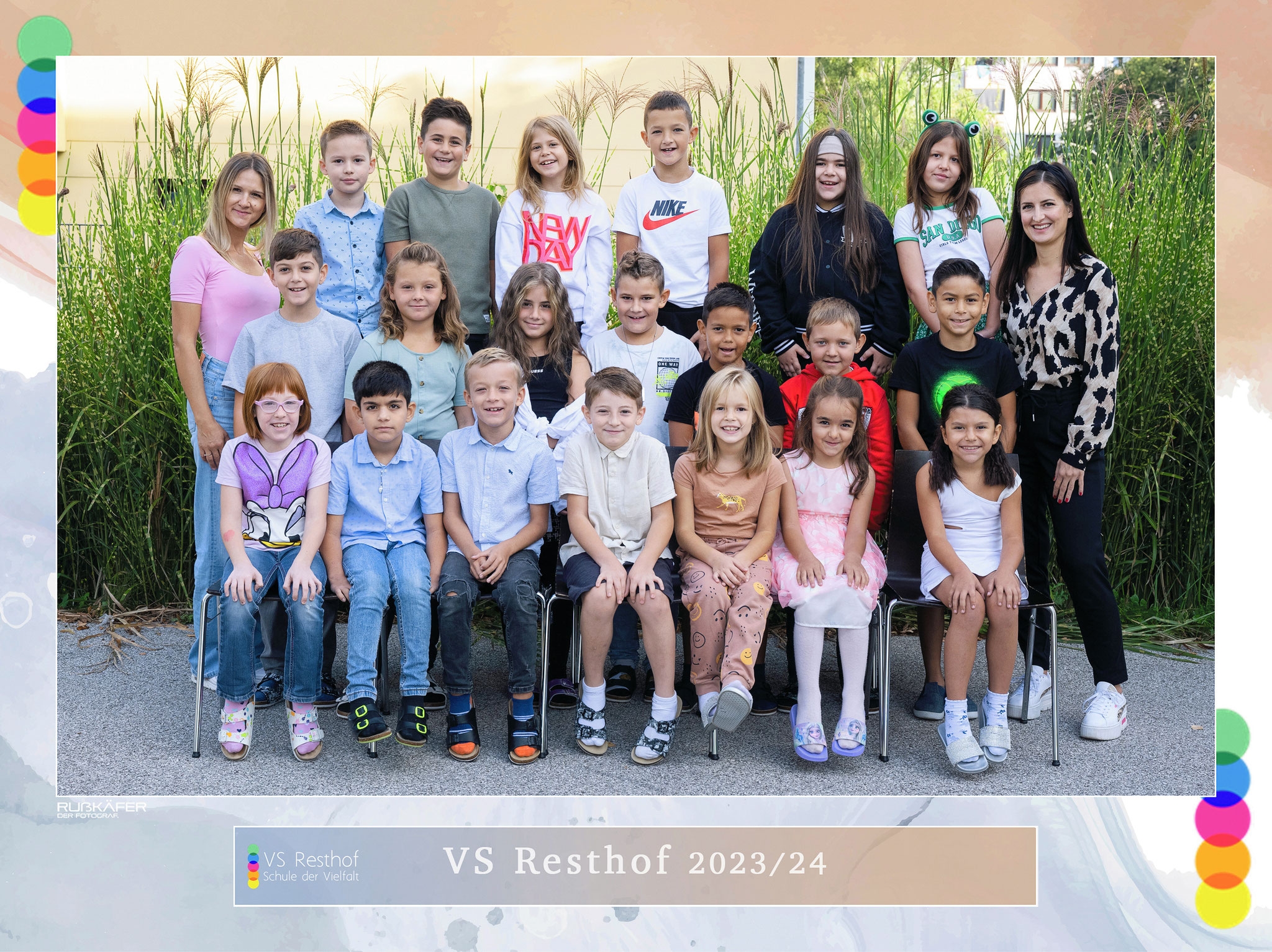 Klassenfotos 2023/2024 - VS Resthof, Steyr / Fokus Zukunft