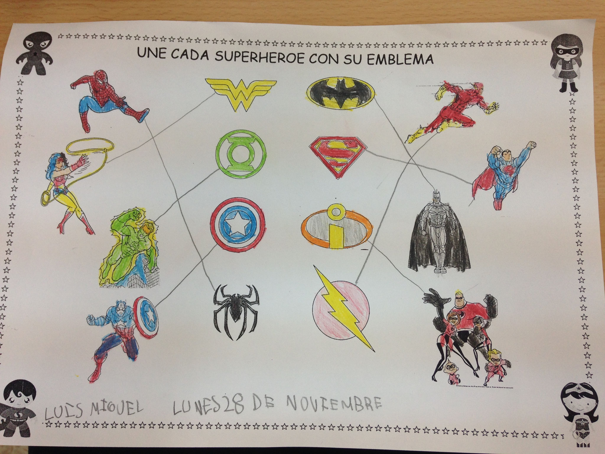 PROYECTO SUPERHÉROES - Página web de inmasanchez