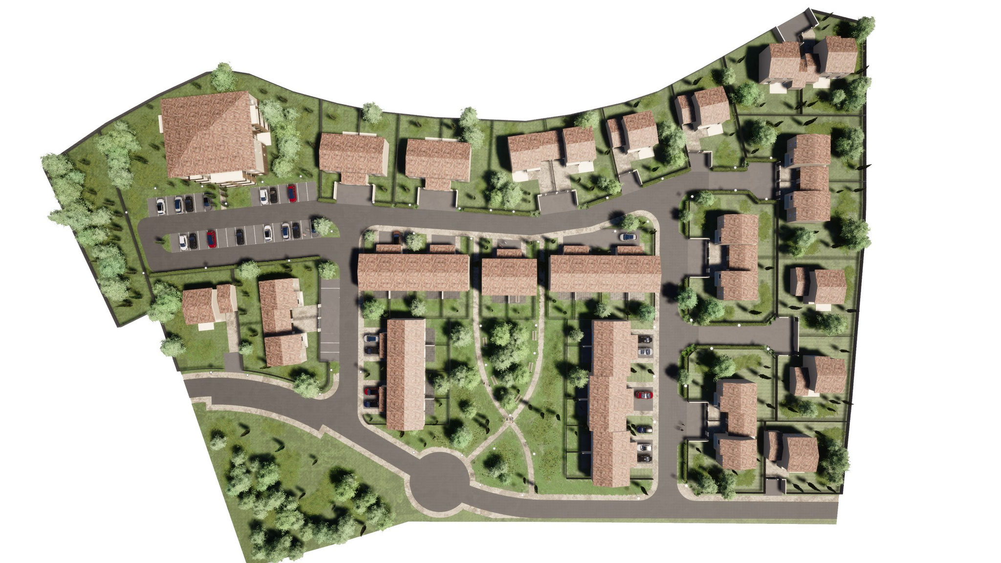 Lotissement « Le Domaine de Crochan » - Caromb : le quartier Crochan.