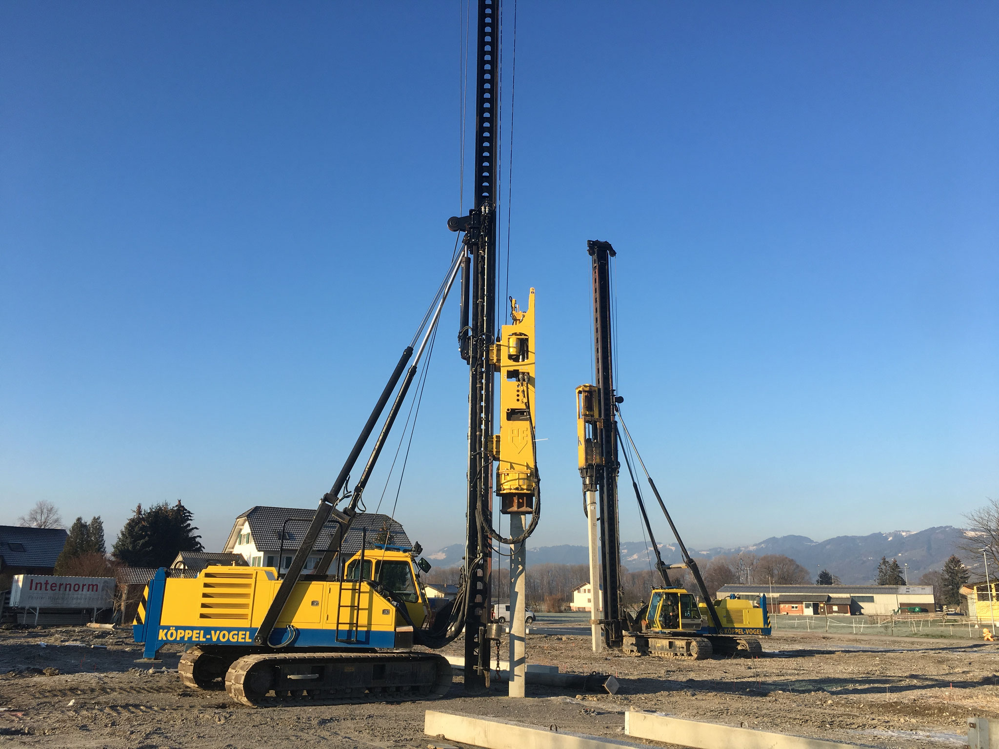 Pfahlfundationen – Referenzen - Köppel und Vogel, Bauunternehmen und ...