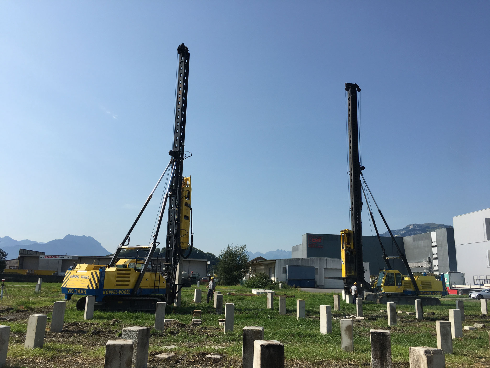 Pfahlfundationen – Referenzen - Köppel und Vogel, Bauunternehmen und ...